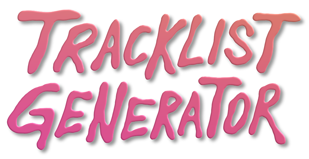 Tracklist Generator
